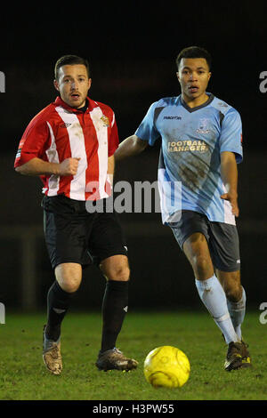 Sam Lechmere in action for Hornchurch - AFC Hornchurch vs Enfield Town ...