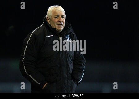 Enfield Town manager George Borg - AFC Hornchurch vs Enfield Town ...