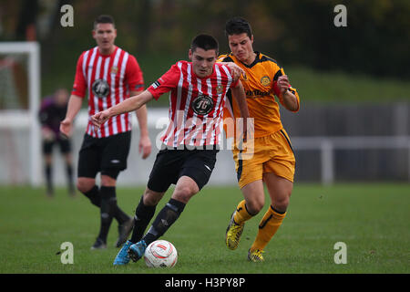 Joe Christou in action for Hornchurch - AFC Hornchurch vs Leiston ...