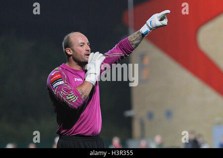Dean Neil of Harlow - Harlow Town vs Romford - Ryman League Division ...