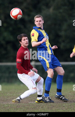 Jack Barry in action for Romford - Romford vs Enfield Town - Ryman ...