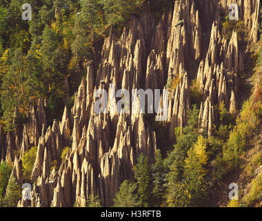 Earth pyramids in South-Tyrol, Italy Stock Photo - Alamy