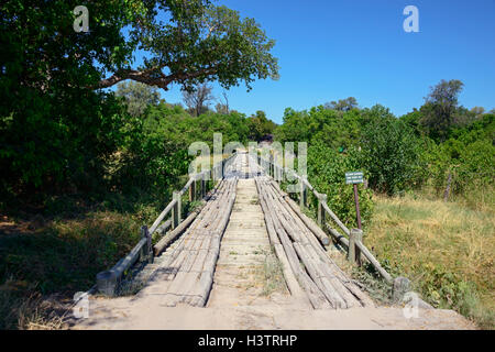 Bridge, Khwai river, Botswana Stock Photo - Alamy