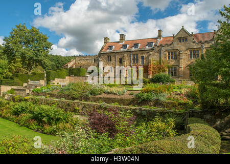 Residence, Mount Grace Priory, Staddle Bridge, Yorkshire, England Stock ...