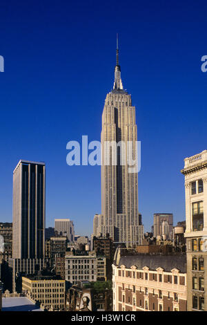 New York 1980s, Empire State building, Art Deco skyscraper, midtown ...