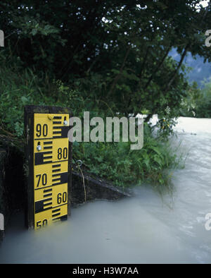 Water level scale Stock Photo - Alamy