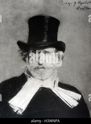 Giuseppe VERDI - portrait by Giovanni Boldini, 1886. One of famous ...