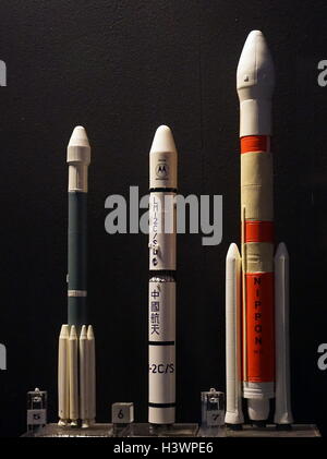 Space rocket launchers developed since the 1950s. Dated 20th Century ...
