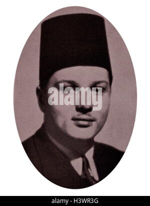 Photograph of Farouk I of Egypt (1920-1965) King of Egypt and the Sudan ...