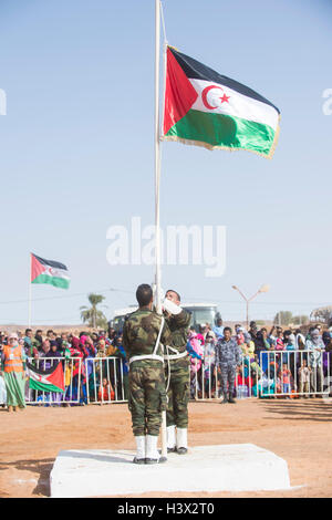Inauguration parade Fisahara 2016 and the day of the Saharawi Republic ...