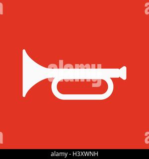 The horn icon. clarion symbol. Flat Stock Vector Image & Art - Alamy