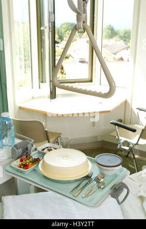 Hospital, sickbed, table, lunch, instruments clinic, medicine, ward ...