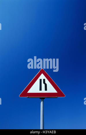 Traffic signs on the right Stock Photo - Alamy