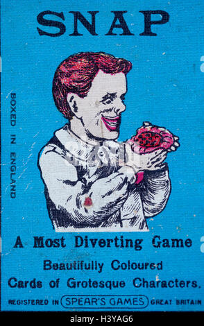 Old Vintage Snap Playing Card Game Stock Photo - Alamy