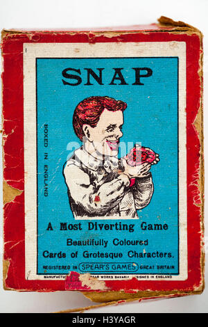 Old Vintage Snap Playing Card Game Stock Photo - Alamy