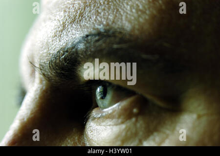 Man, look, detail, eye, tread, very close, eye area, eyebrow, eyebrow ...