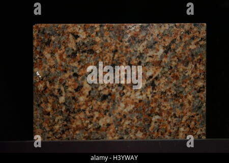 Sample of Granite, a common type of felsic intrusive igneous rock that ...