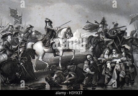Dutch Prince William of Orange at the Battle of the Boyne, 1690, From ...