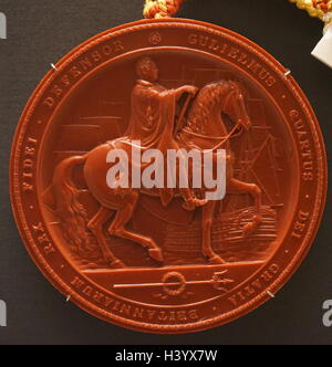 Seal of King George VI (1895-1952) by Goscombe John (1860-1952) a Welsh ...