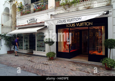 Designer shopping, Capri, Italy Stock Photo - Alamy