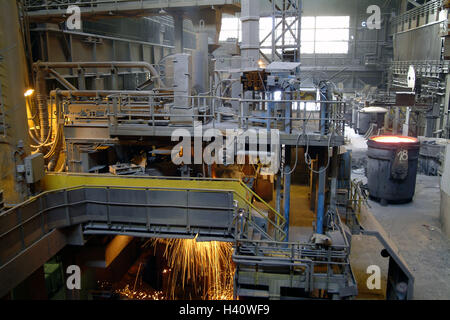 Luxembourg - Esch-sur-Alzette - steel industry. Steel mill Stock Photo ...