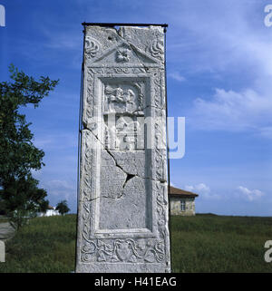 Romania, Constanta, Histria, ruin site, "Termele Romans", Southeast ...