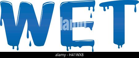 Vocabulary flashcard with word liquid illustration Stock Vector Image ...