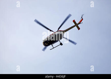 Helicopter from below Stock Photo - Alamy