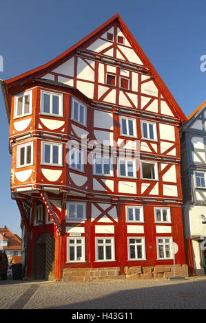 Germany, Hessen, Northern Hessen, Schwalmstadt-Treysa, town hall ...