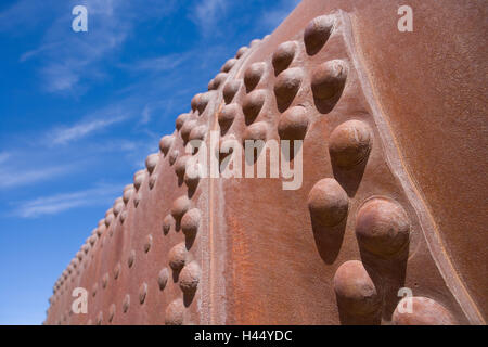 Old rusty steam locomotive rivets detail Stock Photo - Alamy