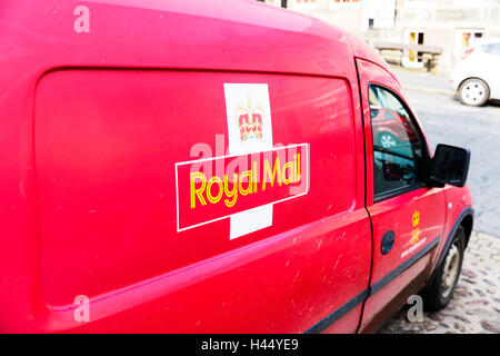 Royal mail van name insignia emblem motif vehicle delivery vans Stock ...