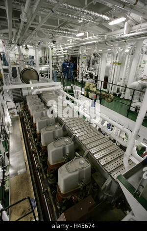 Engine compartment of the ship Stock Photo - Alamy