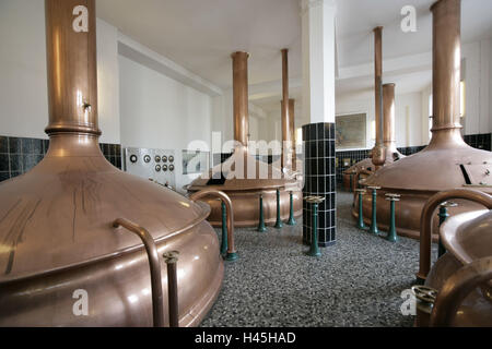 Germany, Saarland, Karlsberg brewery, Homburg, old brewhouse Stock ...