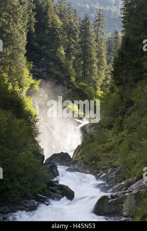 Austria, Tyrol, Osttirol, Umbaltal, Isel, waterfall Stock Photo - Alamy