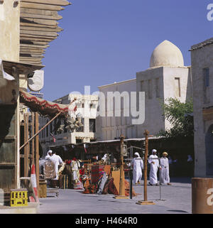 Clothes shops at Souq Waqif, Doha, Qatar Stock Photo - Alamy