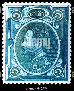 Thailand - Circa 1883: A Thai postage stamp from the original Solot ...