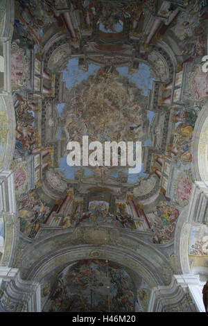 . Brzeg, Holy Cross Church, Fresco (1739-1745) - Der heilige Johannes ...