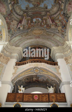 . Brzeg, Holy Cross Church, Fresco (1739-1745) - Der heilige Johannes ...