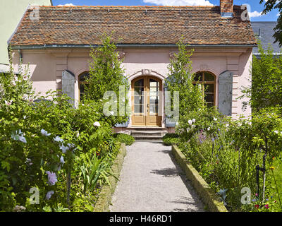 Biedermeier garden from Kirms-Krackow House, Weimar, Thuringia, Germany ...