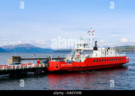 Gourock to Dunoon Ferry, Sound of Shuna, Firth of Clyde, Scotland Stock ...