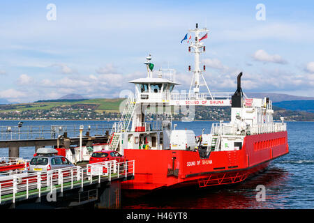 Sound of Shuna, Western Ferries car and passenger ferry at Gourock ...