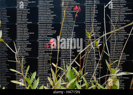 The names of the victims of the 1994 genocide in Rwanda. Kigali ...