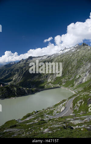 Grimsel Hospice, pass road of Grimsel, Grimselpass, Grimsel, Bernese ...