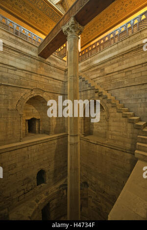 EGYPT CAIRO ISLAND RODA nilometer INTERNAL DETAIL octagonal column 715 ...