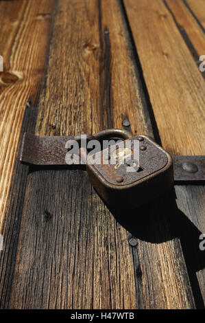 wooden door, weather-beaten, close up, door, front door, front door ...