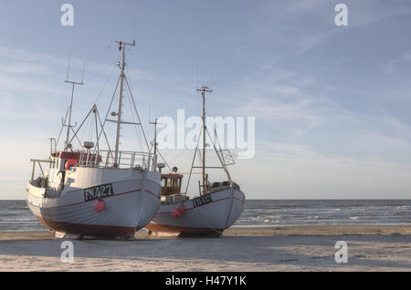 Fishing boats, Lokken, Jutland, Denmark Stock Photo: 108902363 - Alamy