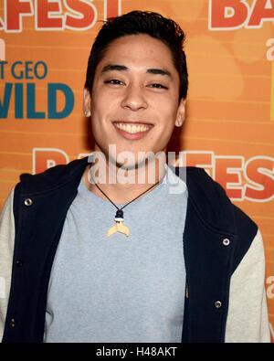 Andre Millan of Pet Talk attends Nat Geo WILD 2nd Annual Barkfest at ...