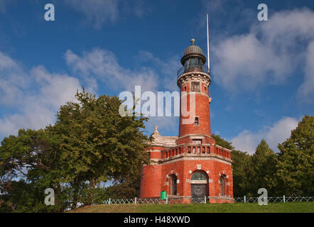 Germany, Schleswig - Holstein, Kiel-Holtenau, old lighthouse, Kiel ...