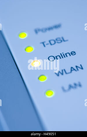 DSL internet router close-up Stock Photo - Alamy