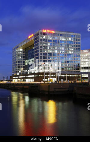 Spiegel publishing house and Ericus-Kontor building at the Ericusspitze ...